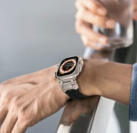 Силиконовый ремешок для apple watch 42,44,45,49 мм