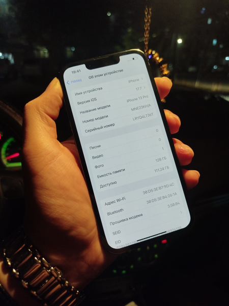 Apple iPhone 13 Pro Black 128 GB 100% YENGIDEK arzon narxda