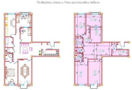ЖК Чинабад 5-комн 3/9 120 м² коробка электрика сантехн дизайн-проект
