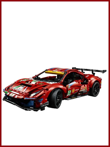 Конструктор TECHNIC Ferrari 488 GTE (1677 дет., Китай)