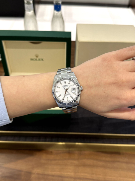 Rolex Datejust 41mm Steel and White Gold 126334