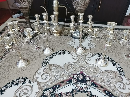 Подсвечники ,Вазы  из Индии Латунь