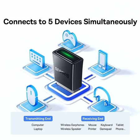 Baseus Bluetoth 5.3 Ba07 Блютуз адаптер
