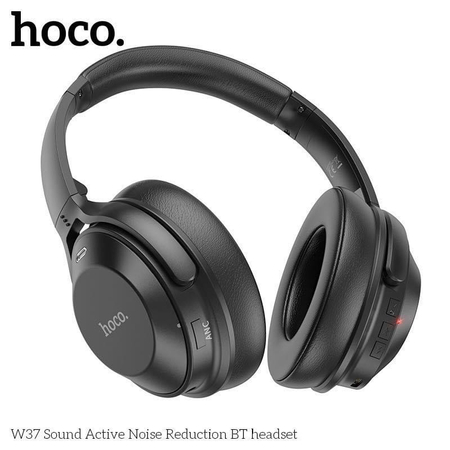 Беспроводные стерео наушники с шумоподавлением Hoco W37 ANC