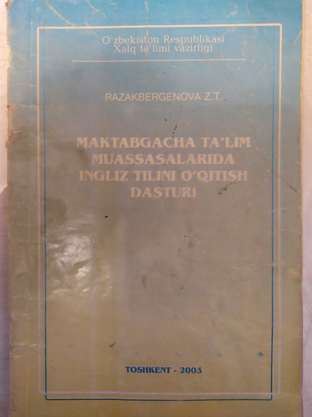 Мактабгача талим методик китоблари