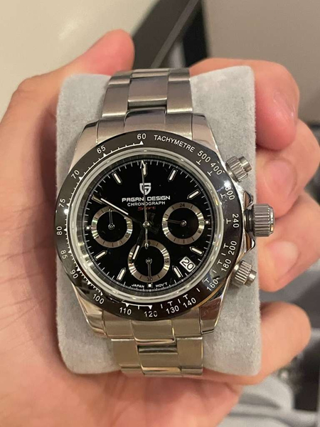 Pagani Design Rolex Daytona часы хронограф омаж сапфир сталь