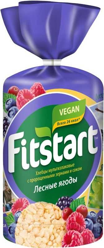 Хлебцы «FITSTART» мультизлаковые Лесные ягоды, 100 г