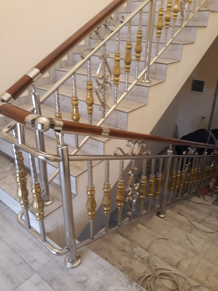 Нержавейка перила решётки навесы Козерок установки любой сложной фигур