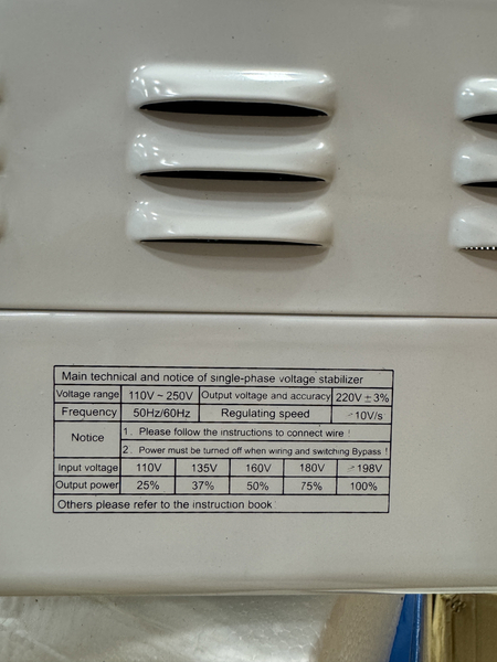STABILIZATOR napryajeniya ANDELI-QR-bilan TOZA Original SDW-5kva Model