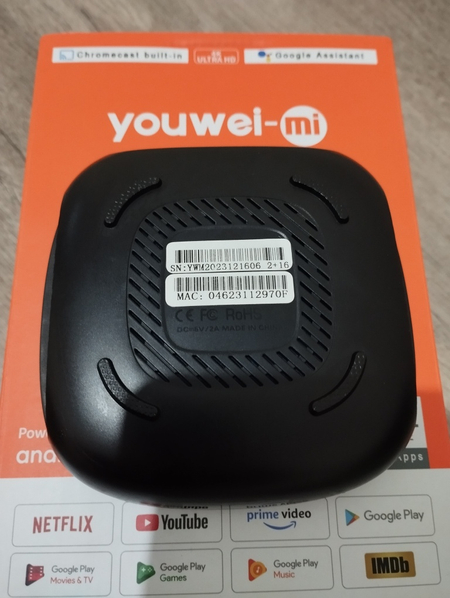Mi 4K 60Hz TV boks 2/16Gb. Televizorni SMART qilib beradigan qurilma.