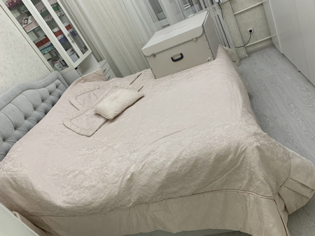 НОВЫЙ Комплект KARACA HOME Покрывало+2 наволочки+подушка