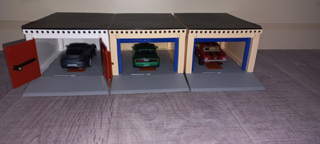 Макет гаража масштаб 1/43 - 1/32