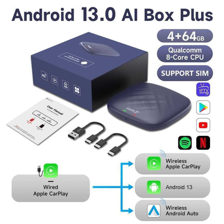 8.*128 Carplay Android 13 установкой доставкой