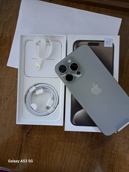 Iphone 15 pro Natural Titan/128 Dual Sim. 2cikl