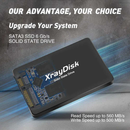Хард диск(Жесткий диск) Xraydisk Sata3 SSD  512GB, 1TB