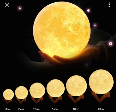 Moon Lamp 3D ночник большой 20 см