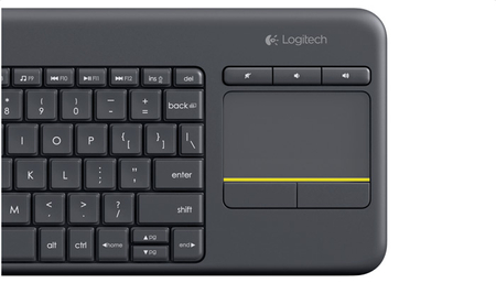 Клавиатура Logitech Wireless Touch Keyboard K400 Plus Black