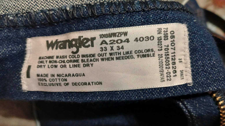 Мужские джинсы Wrangler