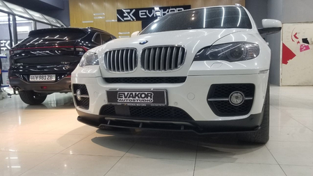 Bmw X6 сплитер Губа заказная.