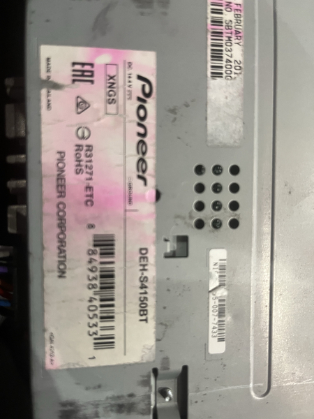 Pioneer DEH S4150BT mognitola sotiladi