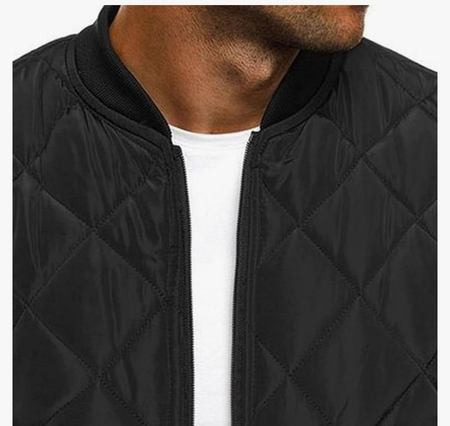 JEsilunmaMY Мужская стеганая куртка Diamond Winter Coat
