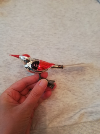 Продам елочные игрушки птички