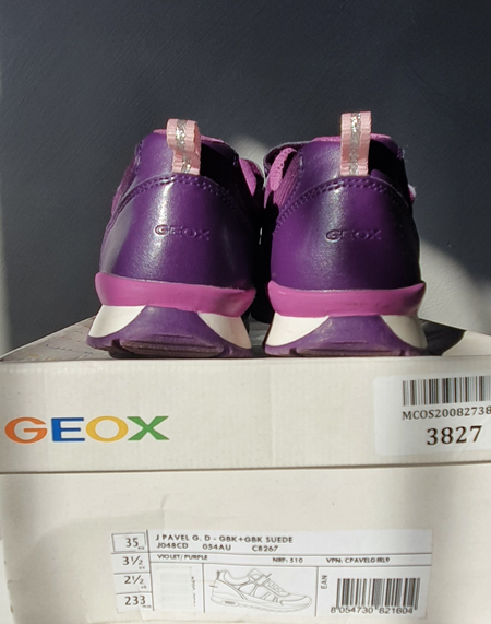 Кроссовки Geox на девочку, размер 35