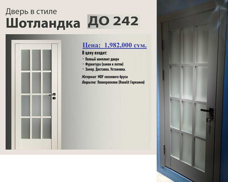 Двери межкомнатные (МДФ, Россия)