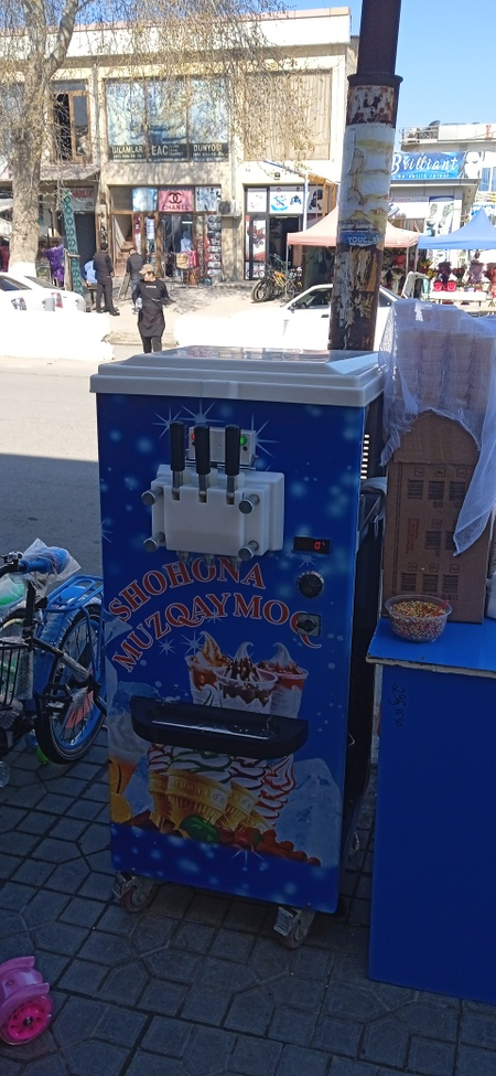 Muzqaymoq aparat arindaga beriladi yoke sotiladi