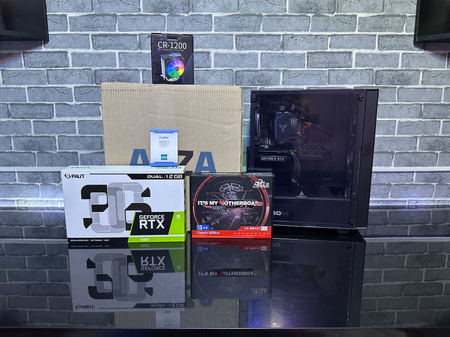 Новый игровой компьютер: i5-12400F, RTX 3060 12GB, DDR4 16GB, SSD+HDD