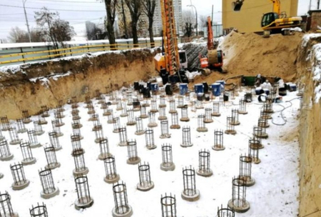 Буреня под свай Deep Soil Mixing - DSM)