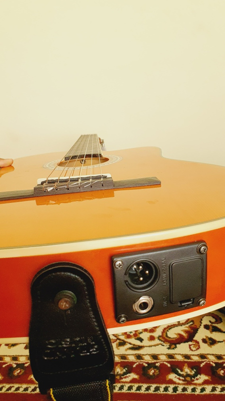 Klassik+elektronik gitara