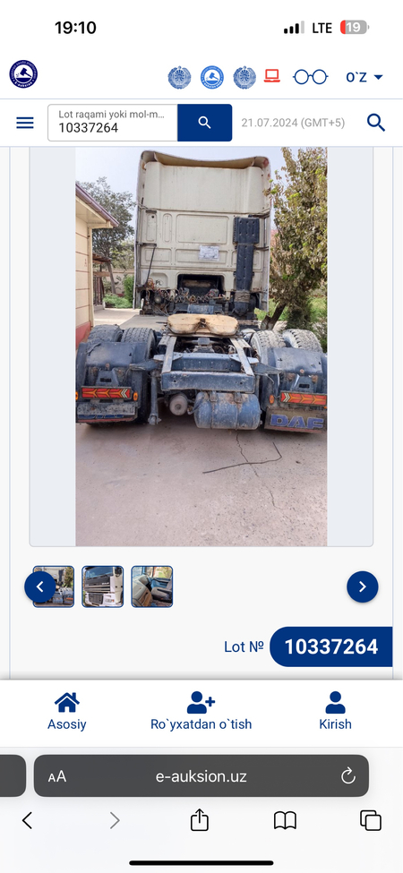 DAF FX95.430 Yuk mashinasi