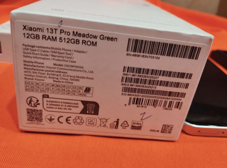 Xiomi 13T Pro 12/512