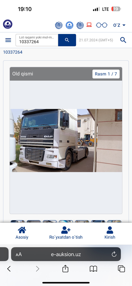 DAF FX95.430 Yuk mashinasi