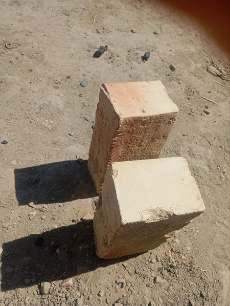 Mustahkam pishgan va xom g'ishtlar