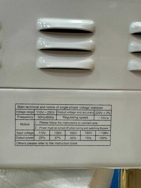 STABILIZATOR napryajeniya ANDELI-QR-bilan TOZA Original SDW-1kva Model