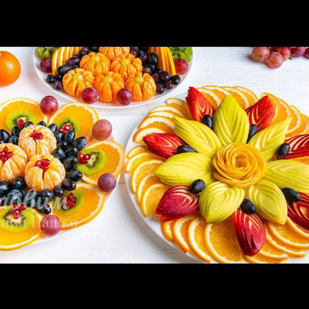 Toʻy va marosimlar uchun salatlar Mevalar tayyorlaymiz