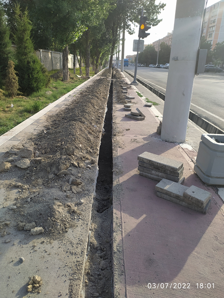 Urachi o‘rachi kanalzatsiya transheya tunel qaziymiz