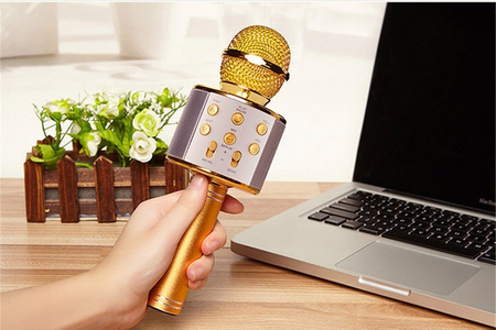 Беспроводной Bluetooth микрофон для караоке Wster WS-858