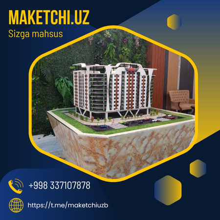 Макет любого типа и размера. Maket hohlaganizdek yasab beramiz