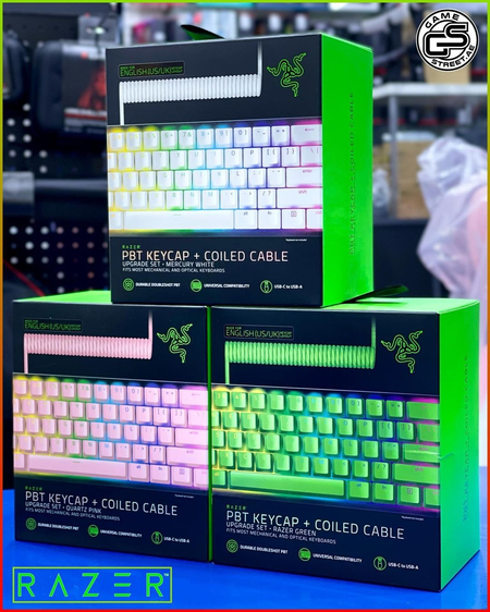 СКИДКА! 120колпачков/кейкапы+кабель Razer PBTдля клавиатура