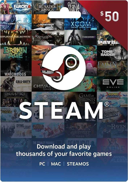 Гифт карты PlayStation/Xbox/Steam/Google Play/iTunes/Amazon/Netflix