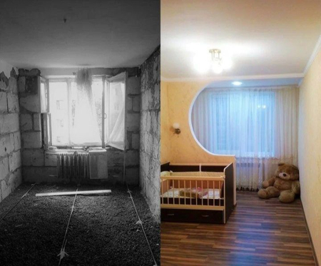 Ремонт под ключ.квартир,домов,офисов.