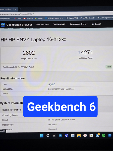 HP ENVY 16 2K 120 HZ  RTX 4060 Идеал