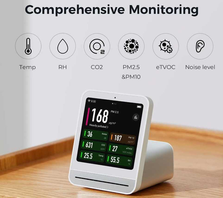 Анализатор качества воздуха Xiaomi Qingping CGS1  5 в 1