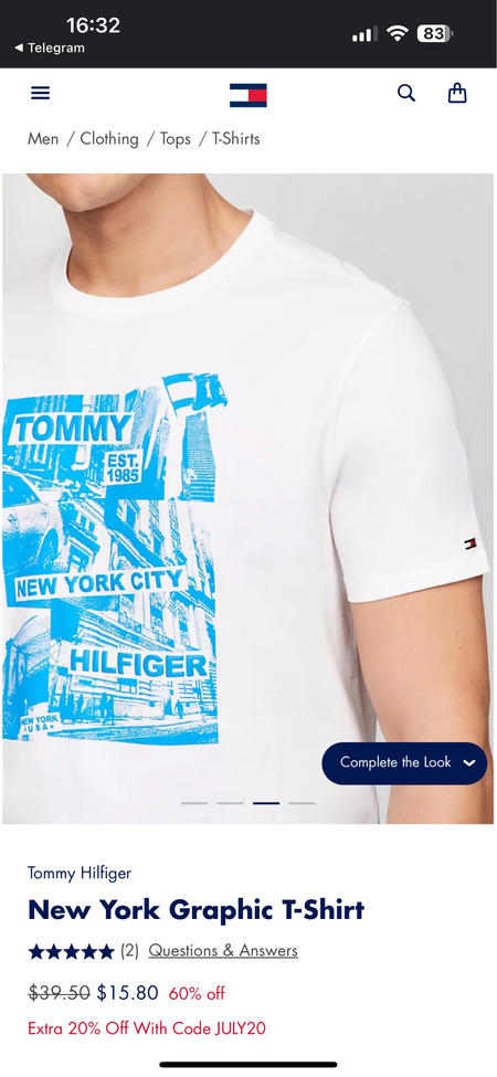 Футболка Tommy Hilfinger