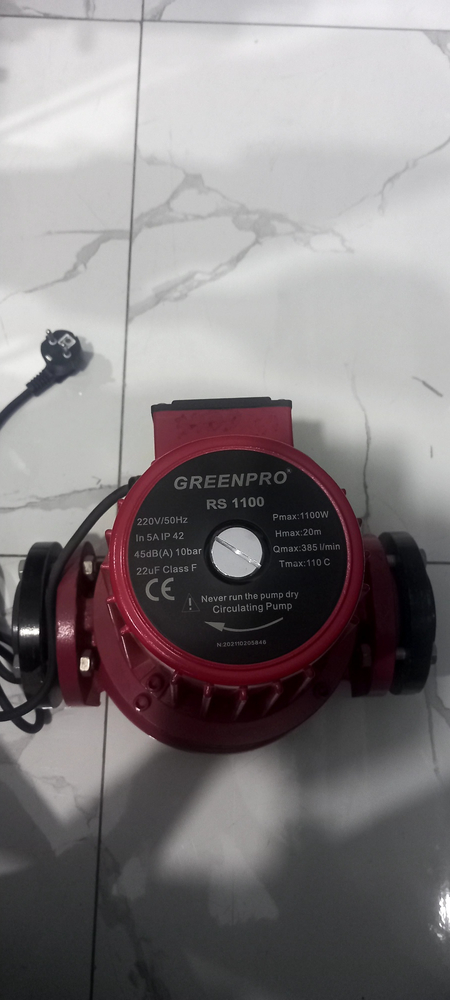 GREENPRO греенпро циркулятционнй насос sirkulatsionniy nasos RS 1100