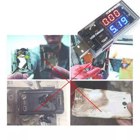 USB тестер 4-20 v keweisi