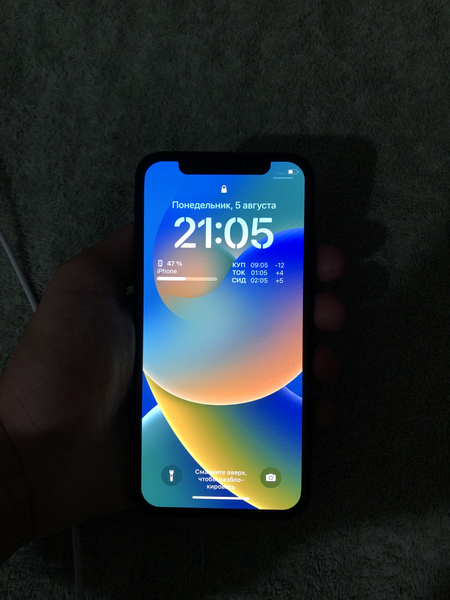 Iphone X yomkost 100% usiliny
